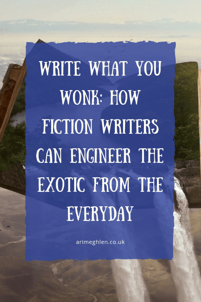 WRITE WHAT YOU WONK: How Fiction Writers Can Engineer the Exotic from the Everyday – Author Ari ...